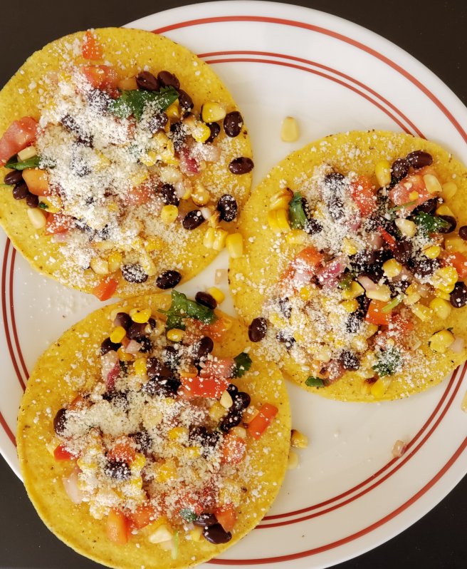 GRILLED CORN TOSTADAS | The Motivated Mama Blog